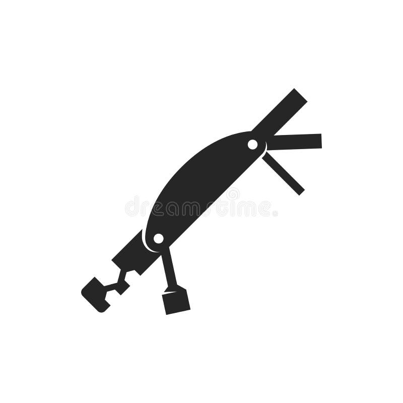 Multiple Tools Icons in Black and White. Stock Vector - Illustration of ...