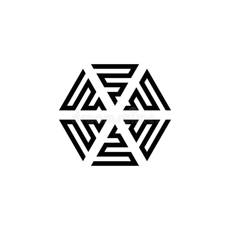 Triangle Inside Hexagon Transparent Icon. Triangle Inside Hexagon ...