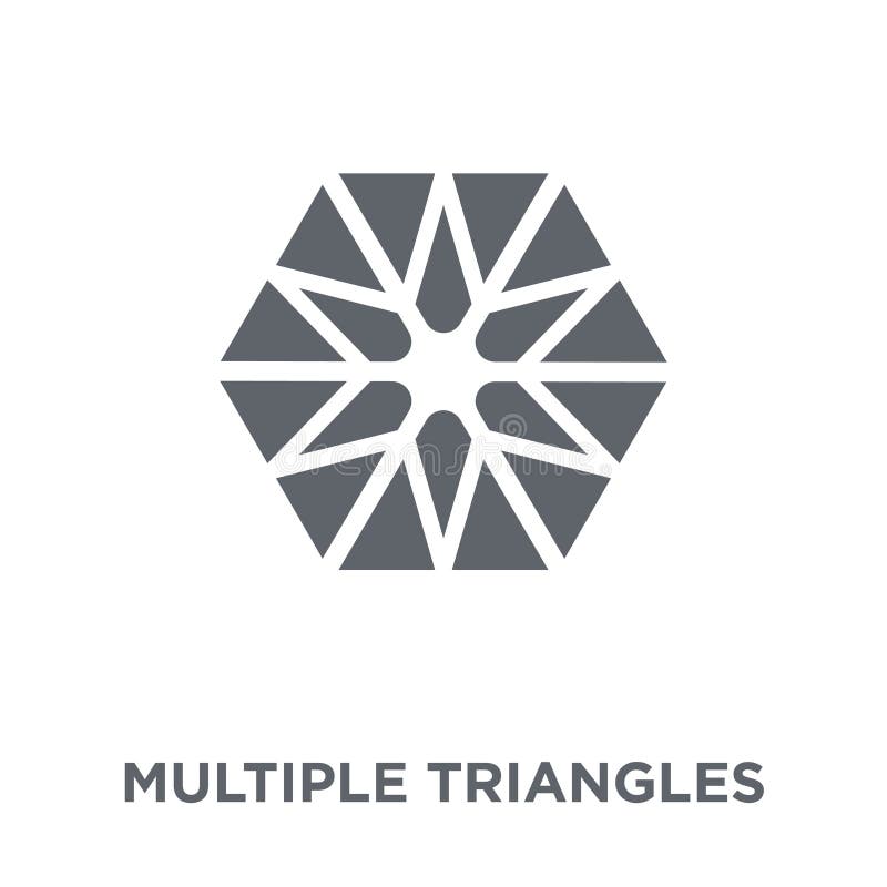 Multiple Triangles Inside Hexagon Icon from Geometry Collection. Stock ...