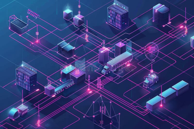 Multiple Types of Buildings Against a Blue Backdrop Showcasing ...