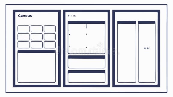 Multiple UI,UX Wireframe Design Layouts Templates, Vector Design ...
