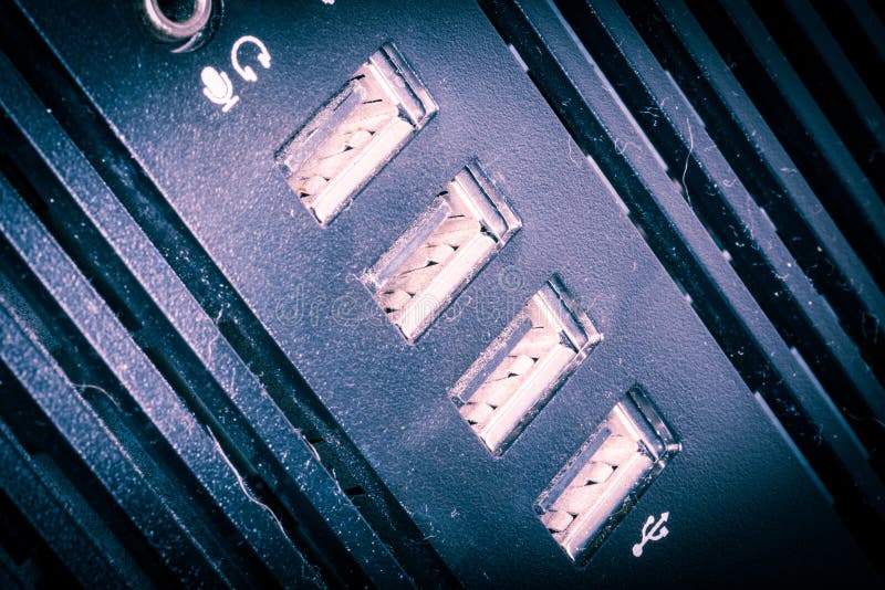 Multiple USB Ports - Computing, Technology, it Stock Image - Image of ...