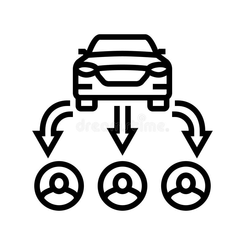 Users Car Share Service Sign Stock Illustrations – 12 Users Car Share ...