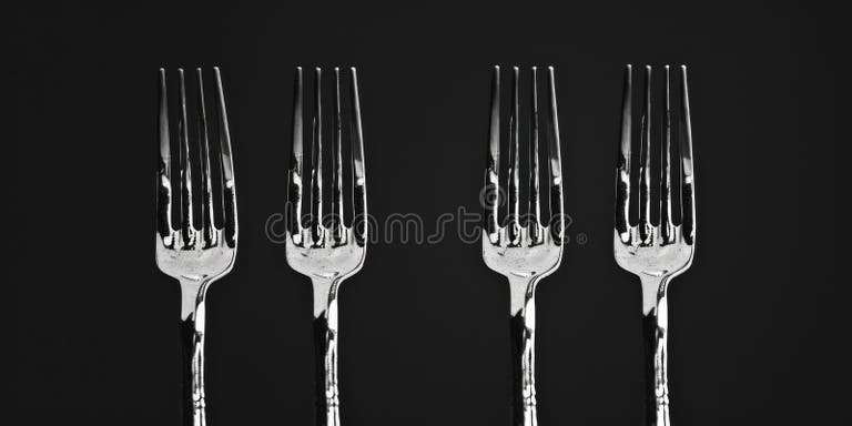 Multiple Utensils Arranged Together on a Table or Surface Stock Photo ...