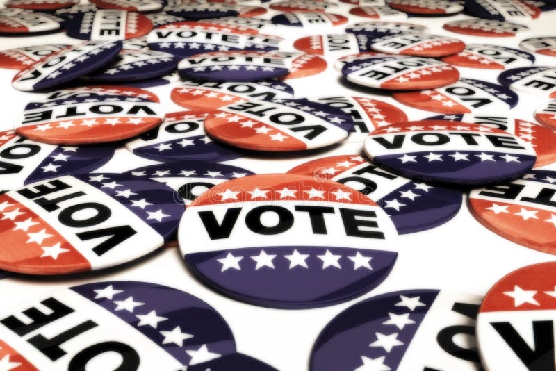 Vote and Political Organisation Stock Illustration - Illustration of ...