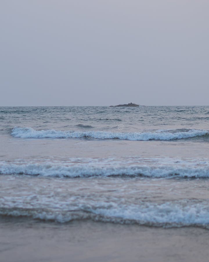 Multiple Waves Hitting To the Beach Stock Image - Image of scenic, salt ...