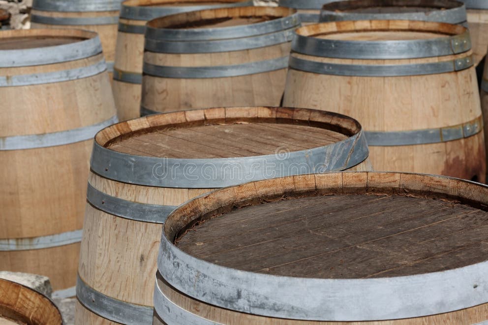 Multiple Wine Barrels stock photo. Image of barrels, vessel - 20629188