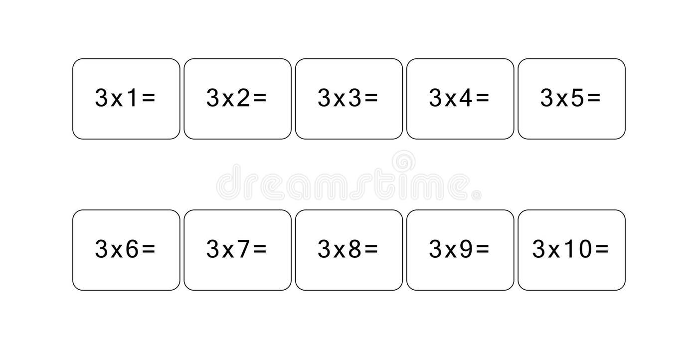Multiplication Illustration Stock Illustrations – 7,672 Multiplication ...