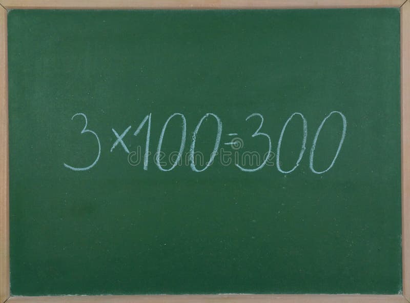 Multiplication of Numbers with a Decimal Notation. Stock Image - Image ...