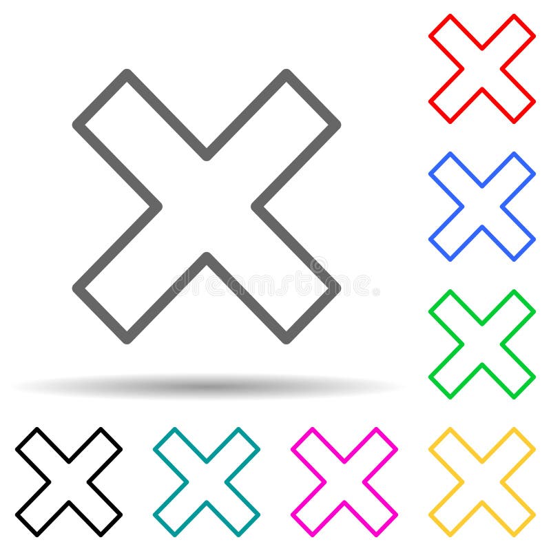 Multiplication Sign Icon. Element of Simple Icon for Websites, Web ...