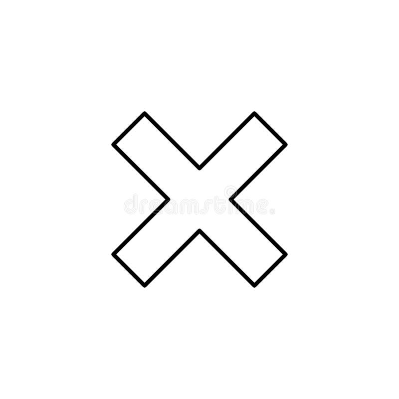 Multiplication Symbol Icon. Element of Simple Icon for Websites, Web ...