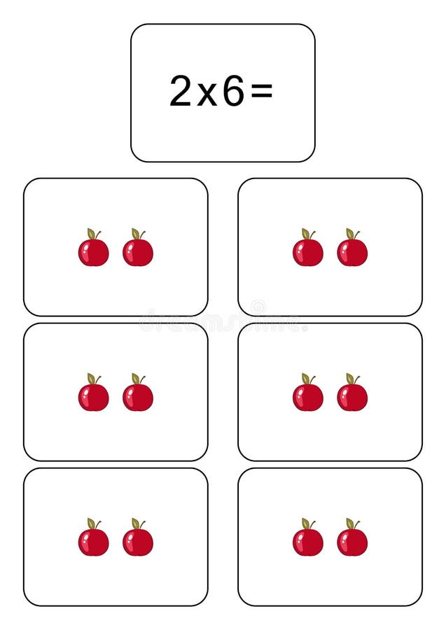 Multiplication Table 2 Stock Illustrations – 46 Multiplication Table 2 ...
