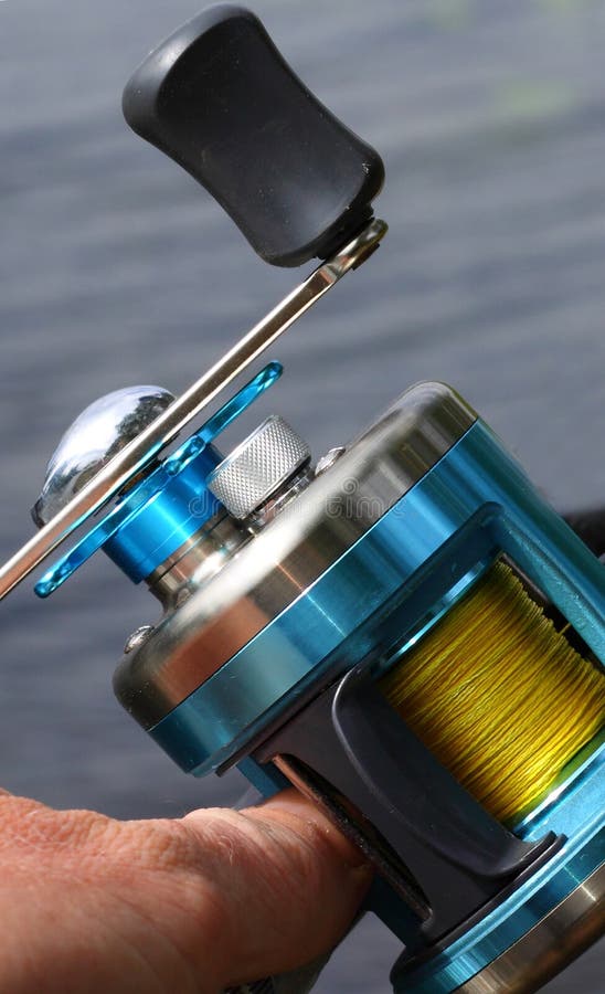 Multiplier Reel for Trolling. Stock Image - Image of multiplico ...