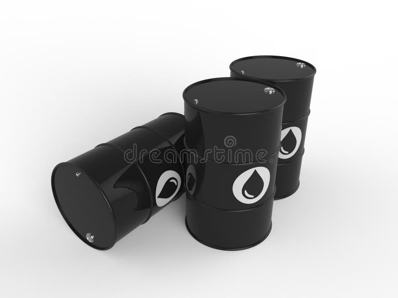 Multiplo Del Barile Da Olio Illustrazione di Stock - Illustrazione di ...