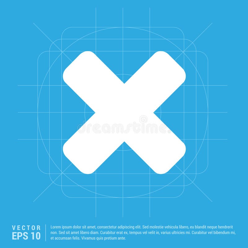 Multiply Math icon stock vector. Illustration of interface - 132420825