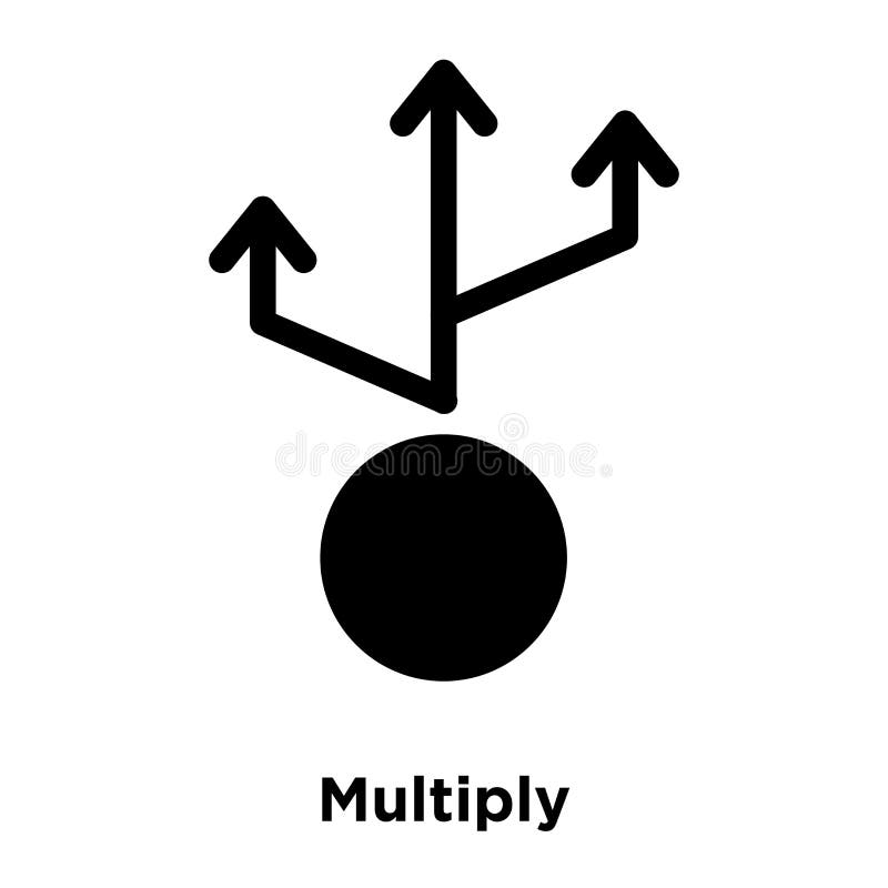 Multiply Icon Vector Sign and Symbol Isolated on White Background ...