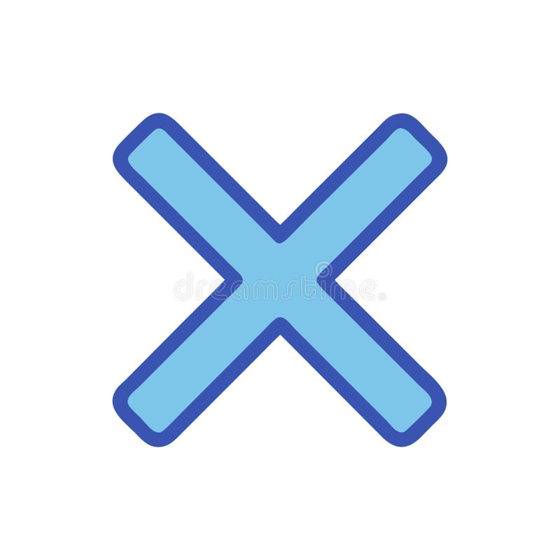 Multiply Sign Icon for Calculations Stock Photo - Illustration of ...