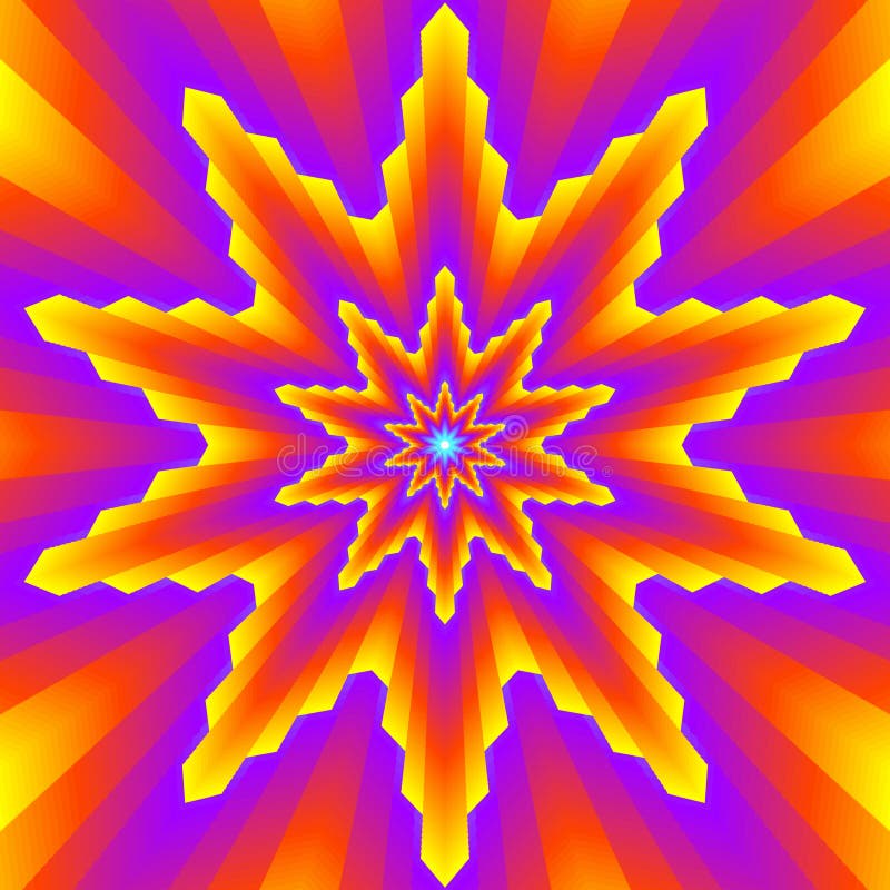 Multipointed stars stock vector. Illustration of modern - 95246372