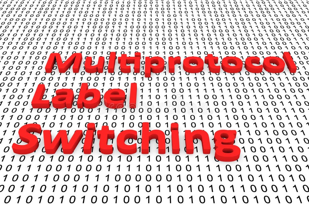 Multiprotocol Label Switching Stock Illustration - Illustration of ...