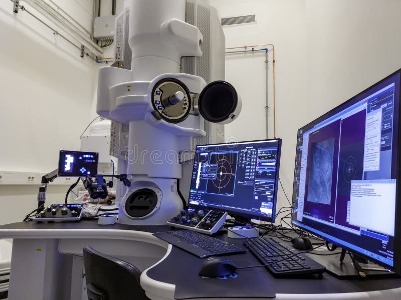 Multipurpose Analytical Transmission Electron Microscope Stock Photo ...