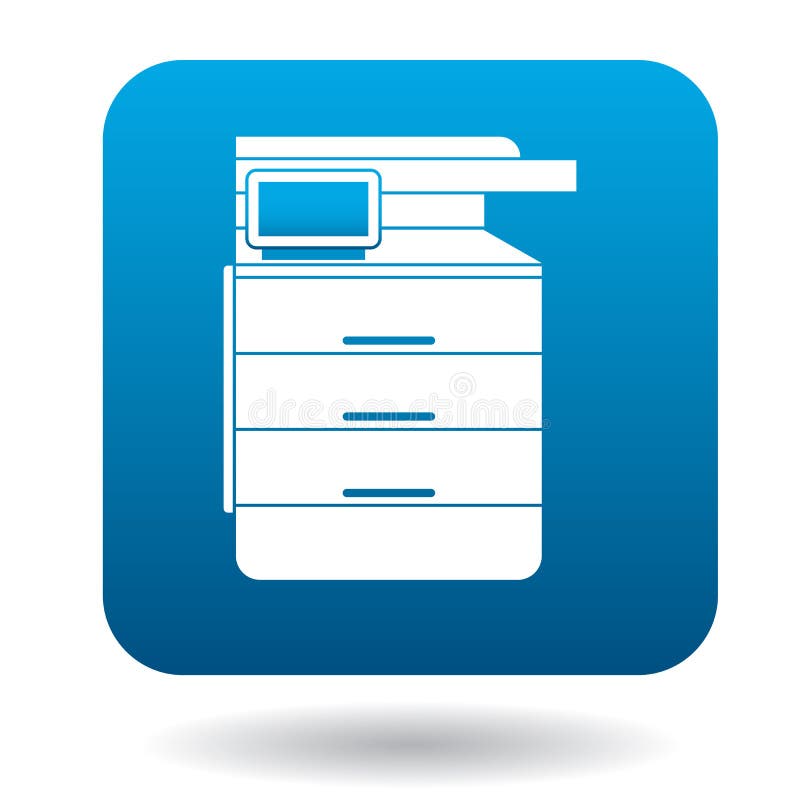 Multipurpose Device, Fax, Copier and Scanner Icon Stock Vector ...