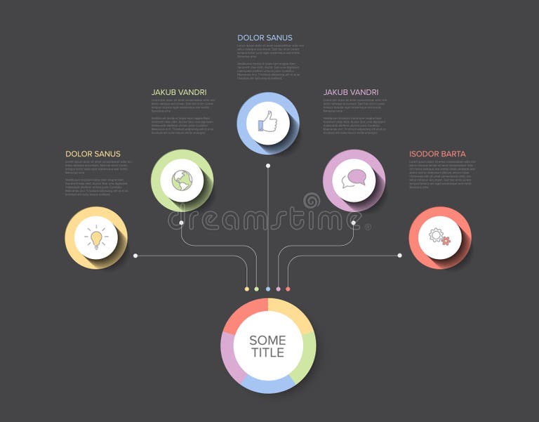 Five Color Infographic Stock Illustrations – 4,532 Five Color ...