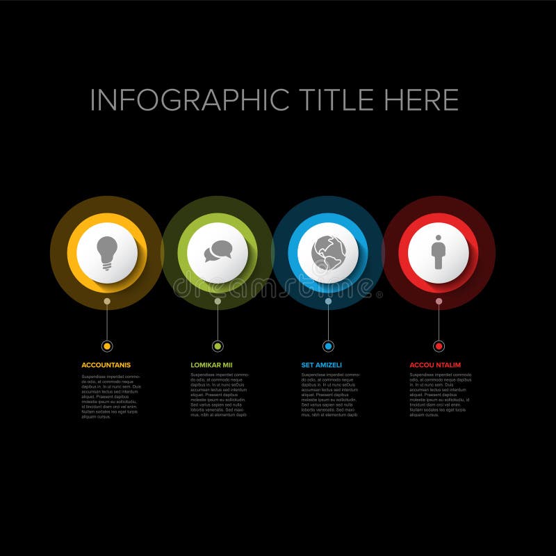 Infographic 4 Item Stock Illustrations – 712 Infographic 4 Item Stock ...