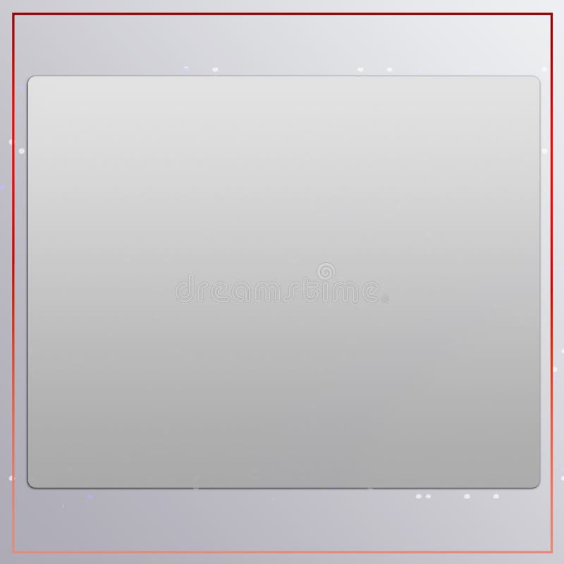 Multipurpose Modern Empty Square Box with Red Frame-for Banner, Poster ...