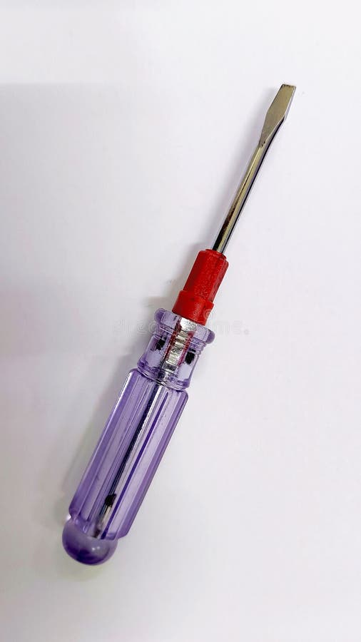 Multipurpose Screwdriver Plus Minus White Background Stock Photos ...