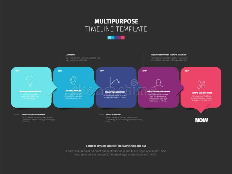 Simple Multipurpose Infographic Layout Template Stock Illustrations ...
