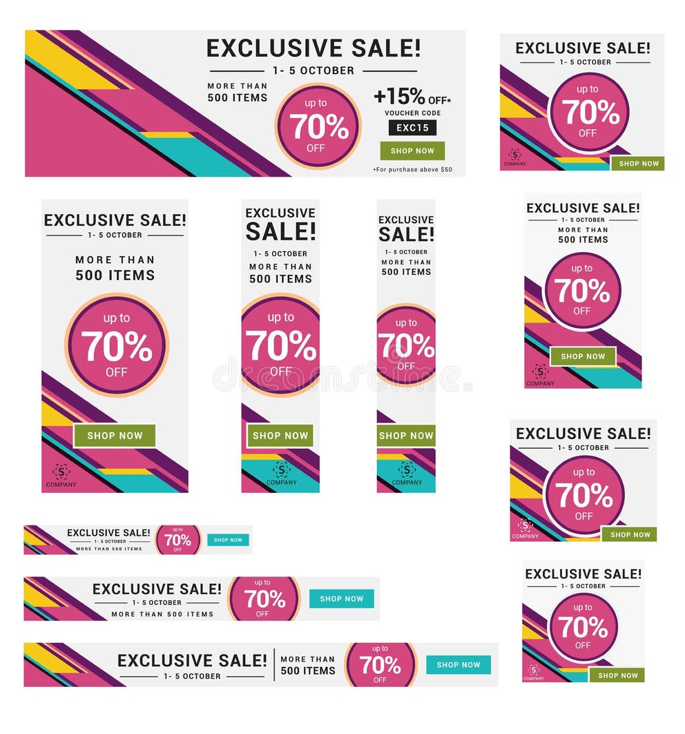 Banner Sizes Stock Illustrations – 13,404 Banner Sizes Stock ...