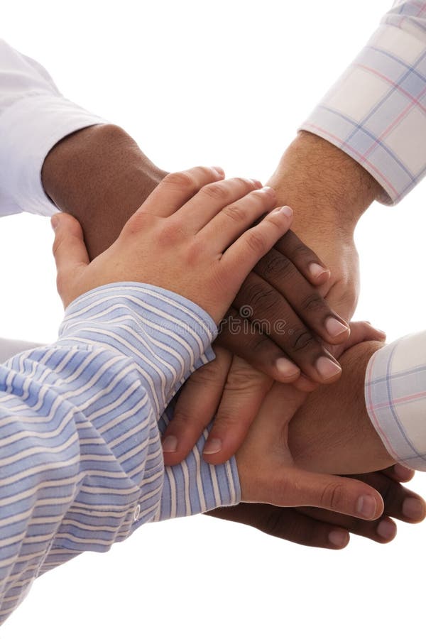 Multiracial hands stock photo. Image of celebrate, hand - 9406798
