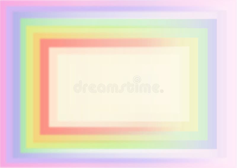 Multi rainbow rectangles stock vector. Illustration of border - 217566506