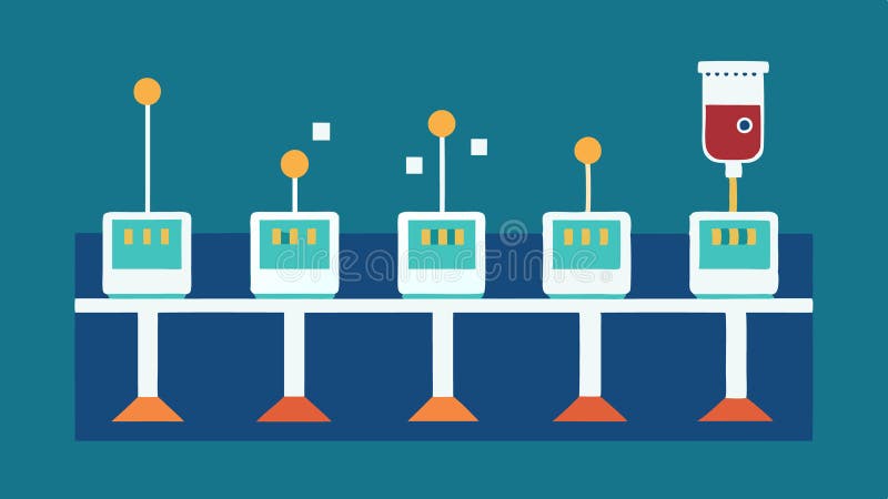 MultiSample Analysis a Row of Several Samples Being Analyzed ...