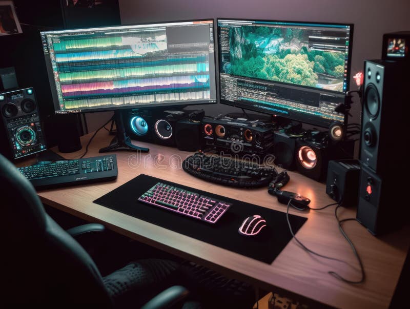 Multiscreen Video Editors Stock Illustrations – 4 Multiscreen Video ...