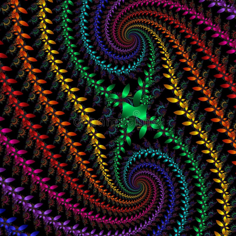 MultiSpiral4 stock illustration. Illustration of metal - 2673465