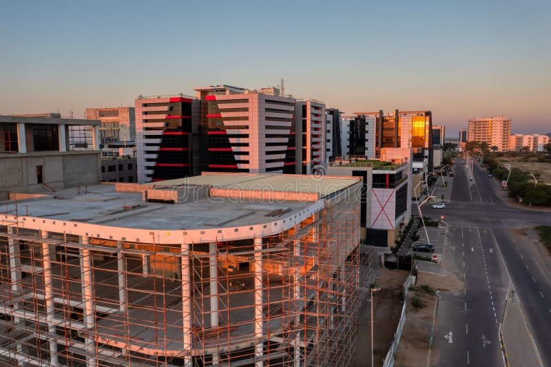 Multistory Building in Construction, Developments in CBD Gaborone ...