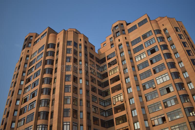 Multistory building stock photo. Image of town, building - 121341652