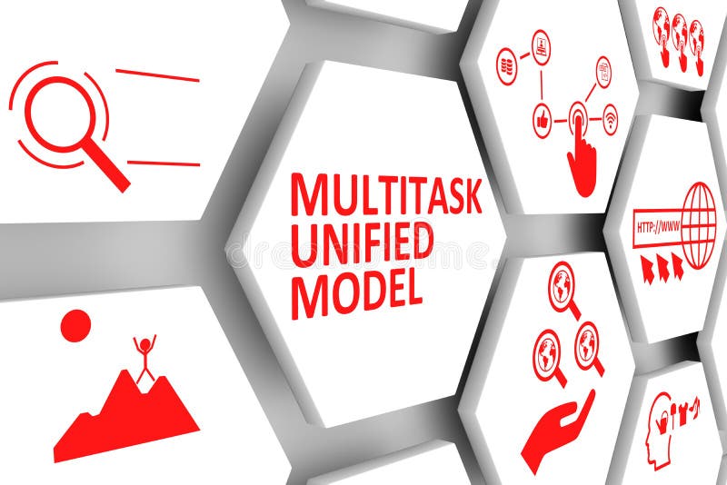 MULTITASK UNIFIED MODEL Concept Cell Background Stock Illustration ...