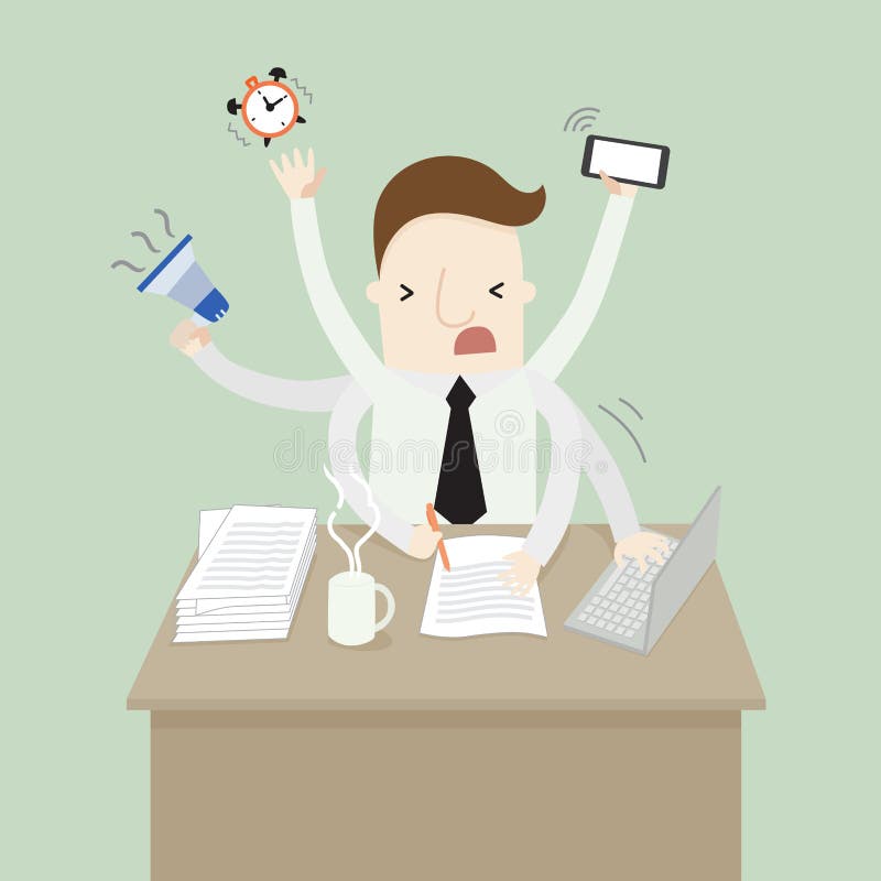Multitasking Stock Illustrations, Vecteurs, & Clipart – (160 Stock ...