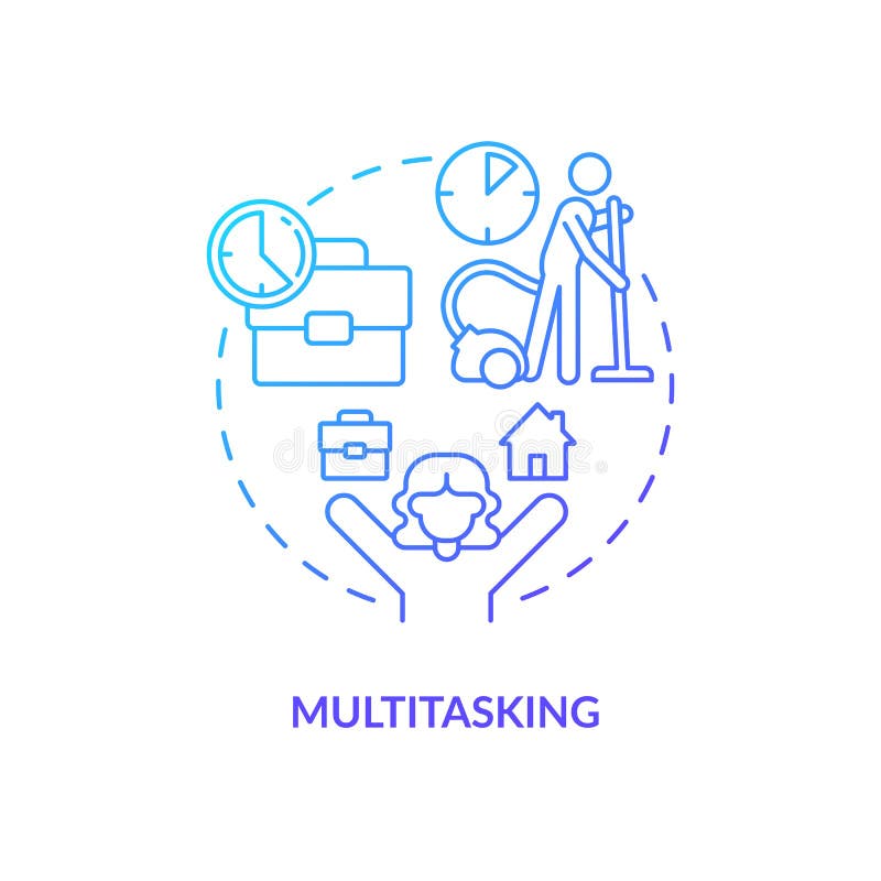 Line Drawing Multitask Stock Illustrations – 68 Line Drawing Multitask ...