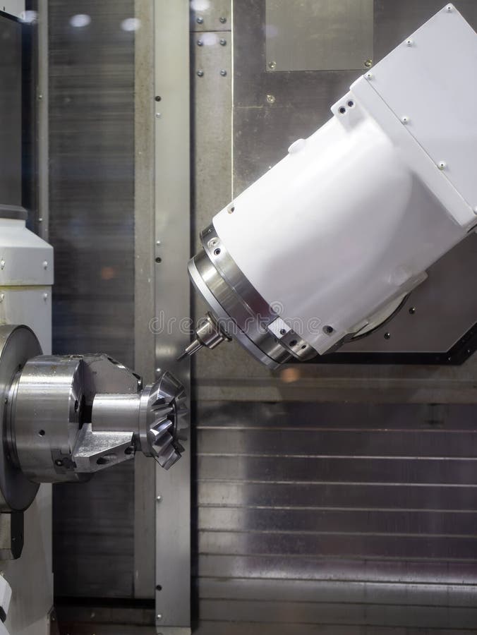 Multitasking Cnc Machine stock photo. Image of mill - 203656452