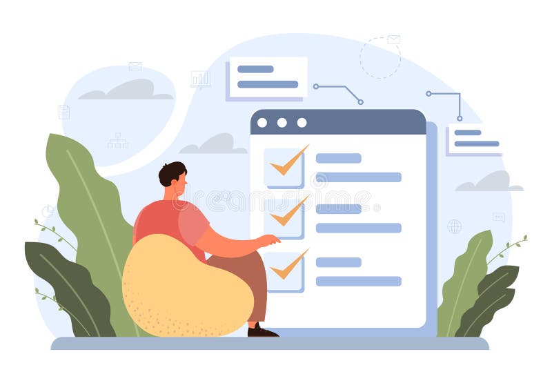 Multitasking Concept. Effective and Successful Office Worker Stock ...