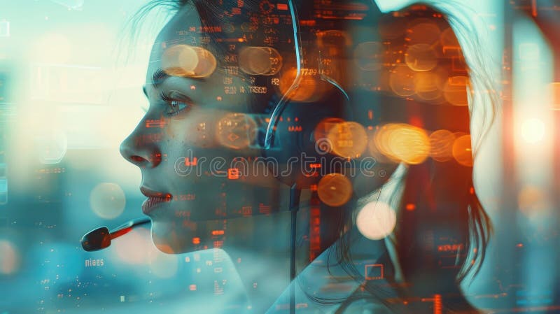 Multitasking Consultant at Customer Service Call Center, Multiple ...