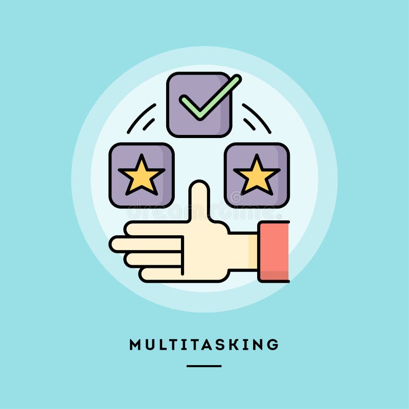 Line Multitask Stock Illustrations – 389 Line Multitask Stock ...