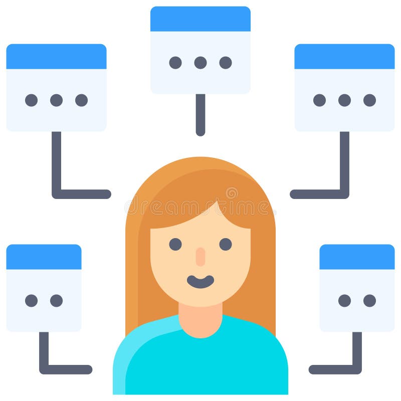 Multitasking Woman Icon Stock Illustrations – 521 Multitasking Woman ...