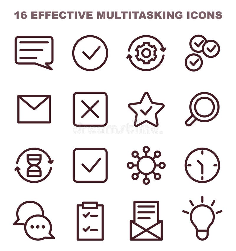 Multitask Prioritization Stock Illustrations – 52 Multitask ...