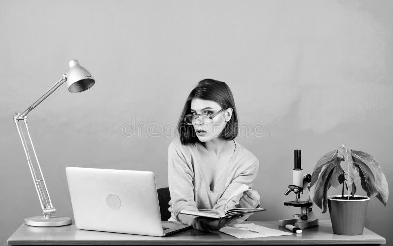 Multitasking. Secretary at Workplace Read Notes. Chemist Biologist with ...