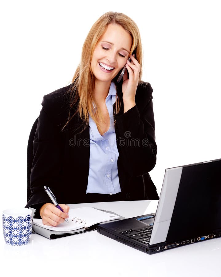 Multitasking woman stock image. Image of businesswoman - 24135757