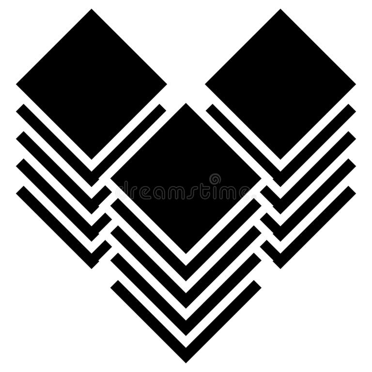 Multitier, Layered Icon for Computing, or Generic Stack Theme. Harddisk ...